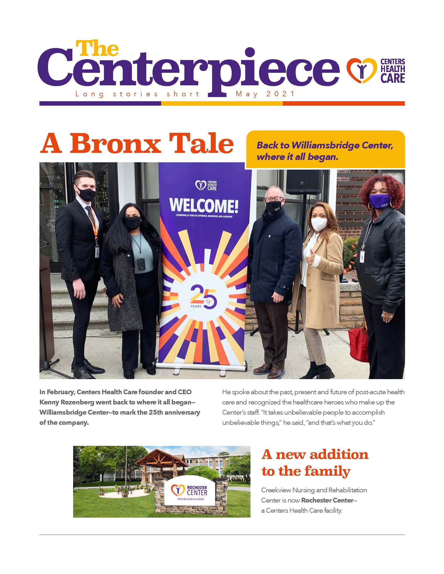 Oneida Center – Centers Health Care Nursing and RehabilitationMay ...